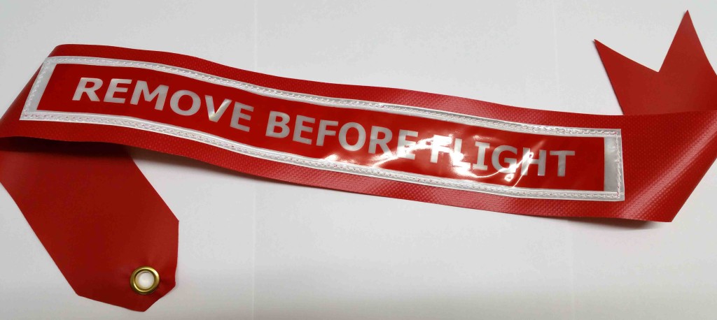 Aircraft Lock Pins and Remove Before Flight Flag - Earshot Communications