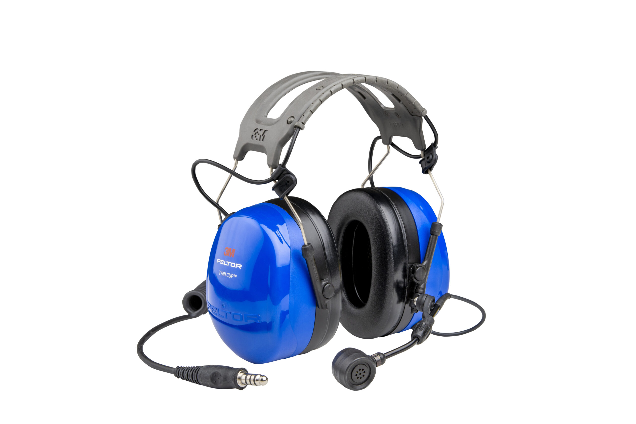 3M Peltor MT72H540P3E-50 Atex EX/IS Headset Twin Cup Helmet Mounted ...