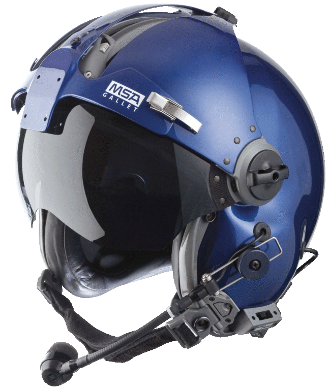 MSA Gallet LH350 Flight Helmet for Helicopter Pilots - Earshot ...